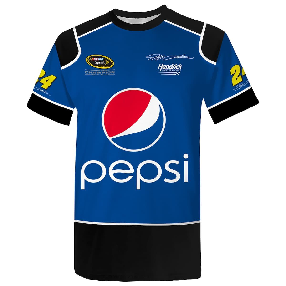Checkered Flag Sports NASCAR Jeff Gordon Pepsi Legend Uniform T-Shirt ...
