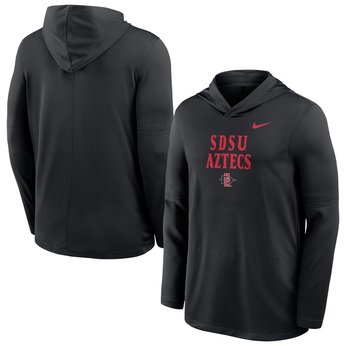 Nike® NCAA Nike San Diego State Aztecs Sideline Dri-FIT Lightweight ...