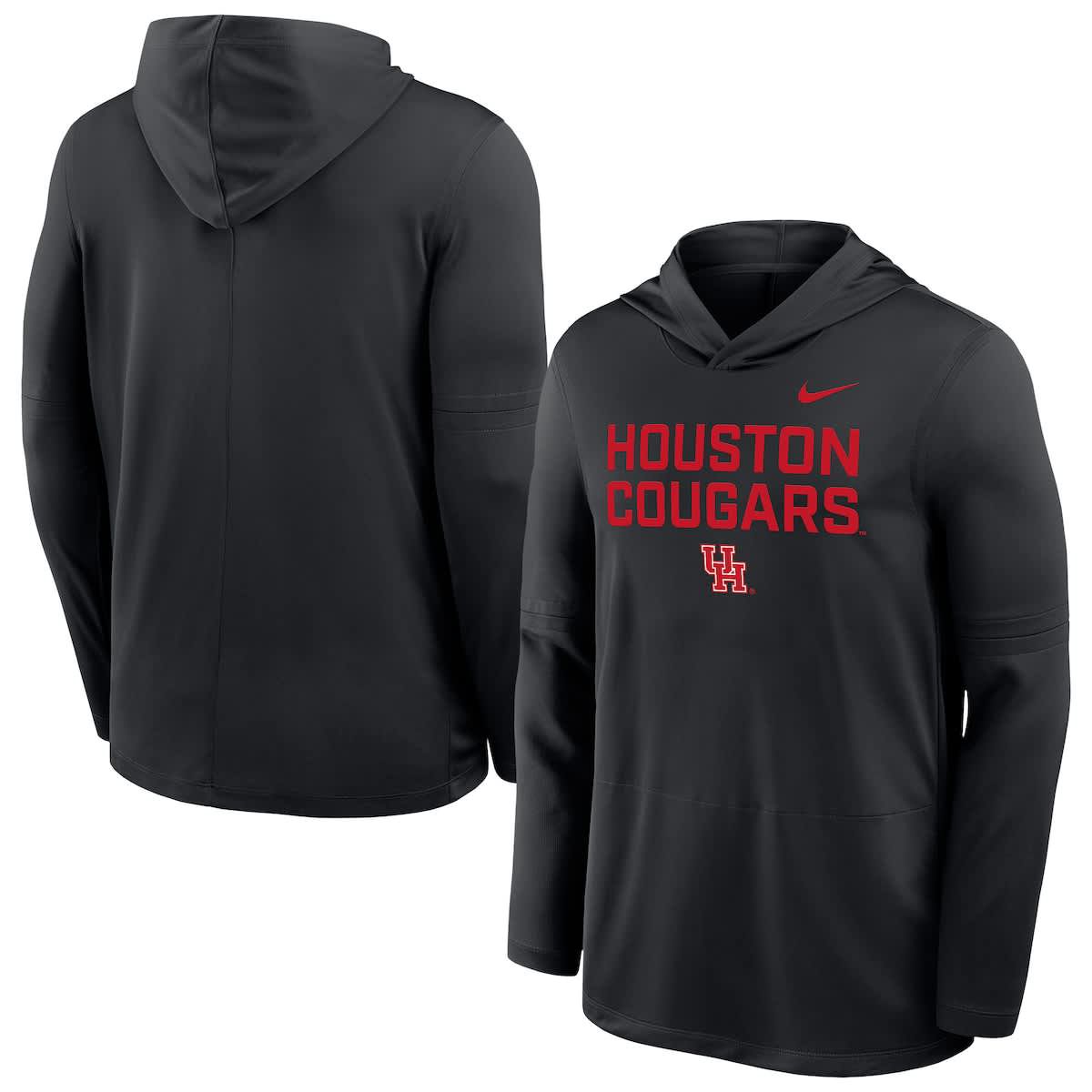 Nike® NCAA Nike Houston Cougars Sideline Dri-FIT Lightweight Hooded Top ...