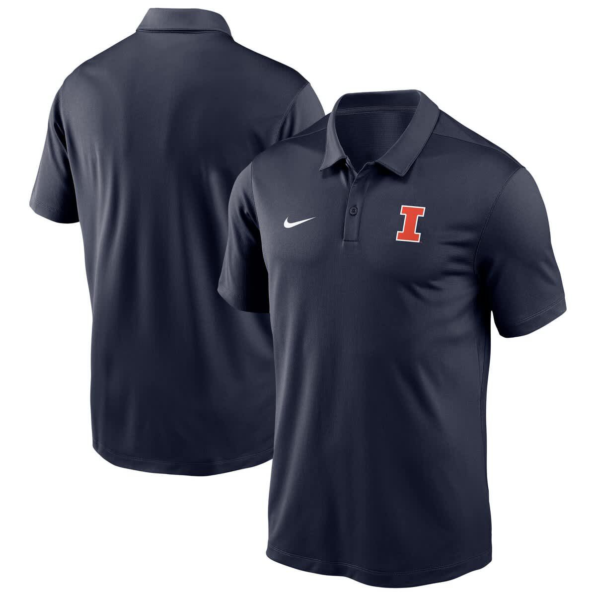 Nike® NCAA Nike Illinois Fighting Illini Victory Solid Performance Polo ...
