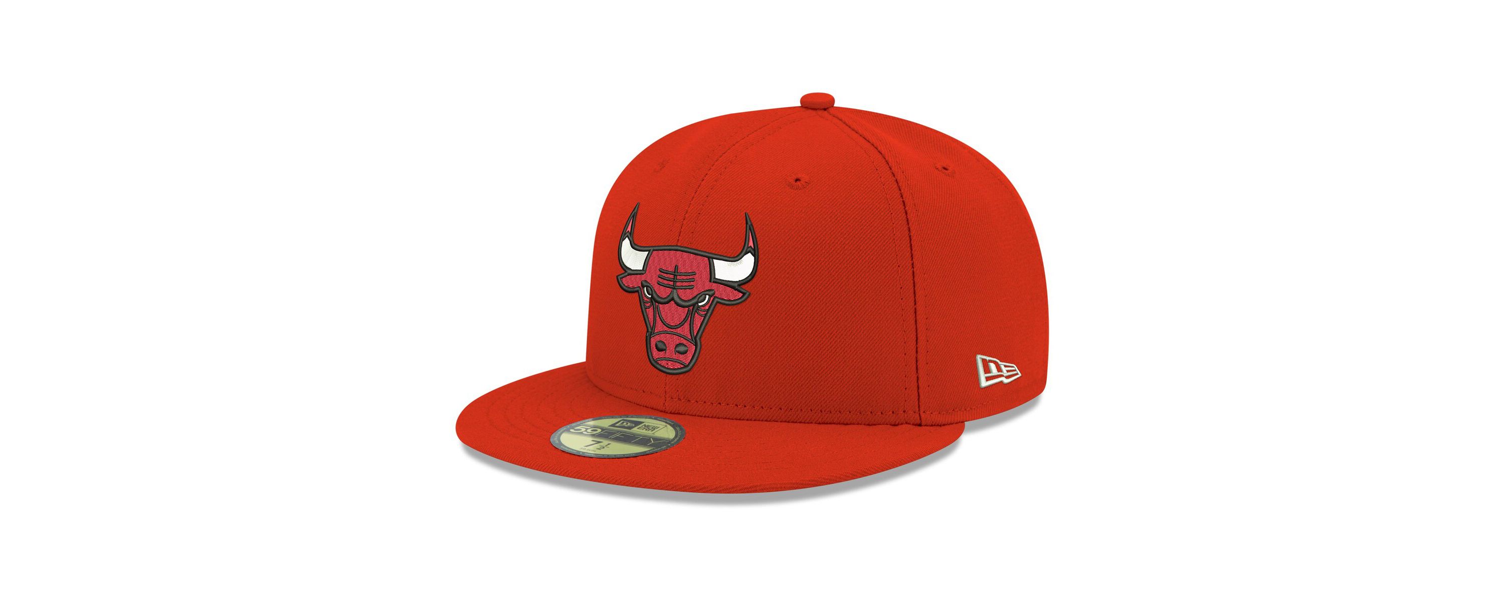 New Era NBA Chicago Bulls Official Team Color 59FIFTY Fitted Hat | Belk