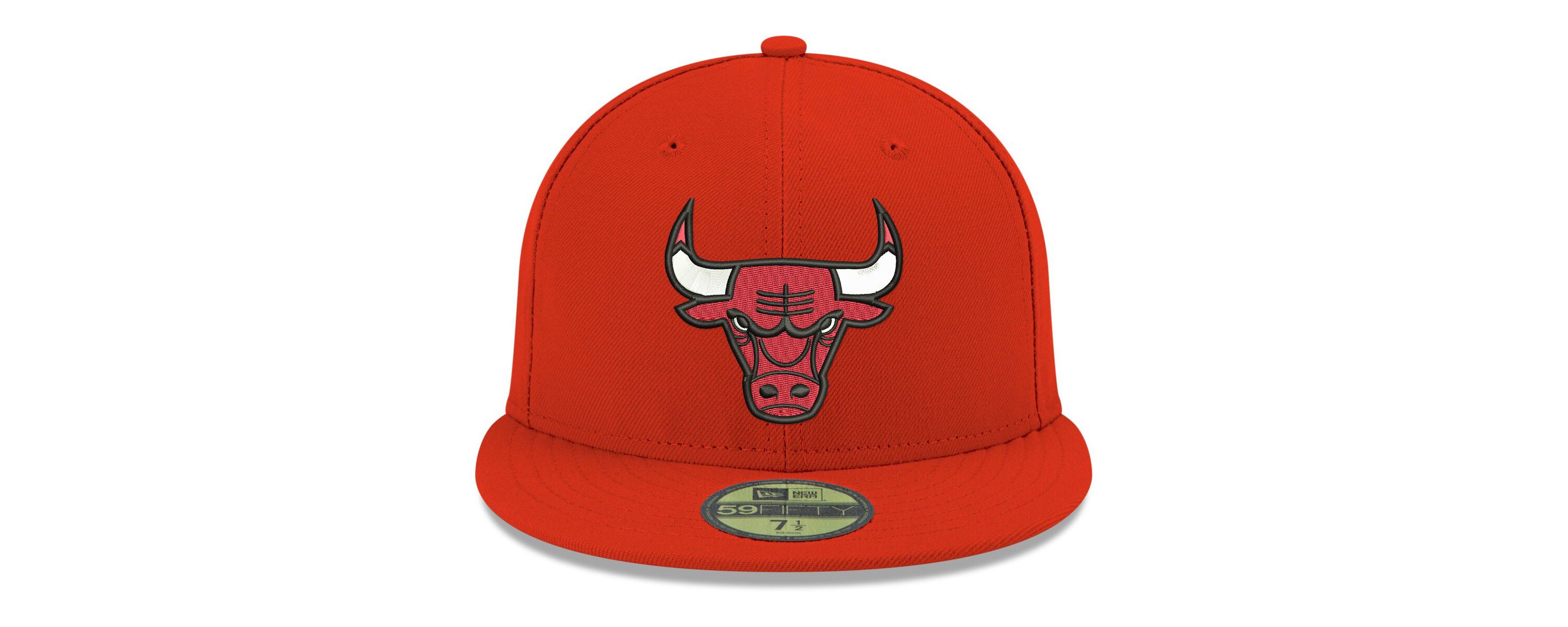 New Era NBA Chicago Bulls Official Team Color 59FIFTY Fitted Hat | Belk