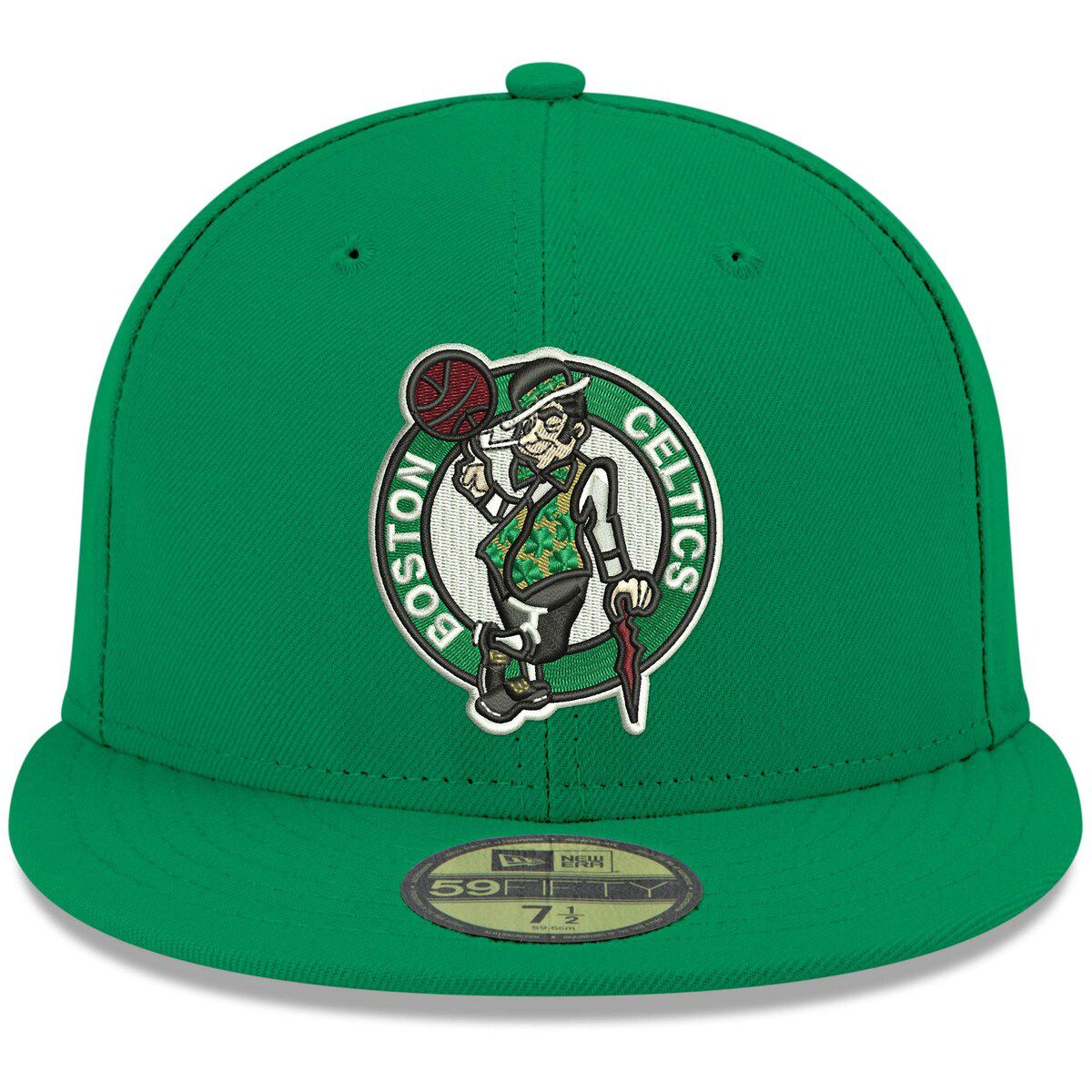 New Era NBA Kelly Boston Celtics Official Team Color 59FIFTY Fitted Hat ...