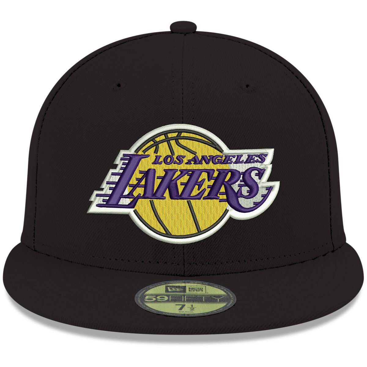 New Era NBA Los Angeles Lakers Official Team Color 59FIFTY Fitted Hat ...