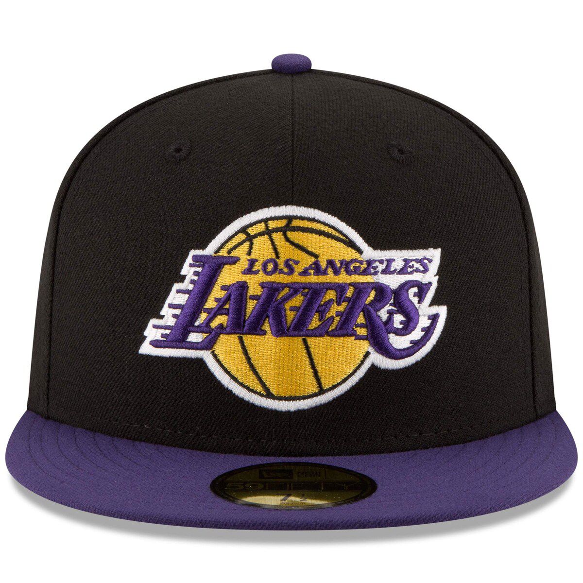 New Era NBA Black/Purple Los Angeles Lakers Official Team Color 2Tone ...