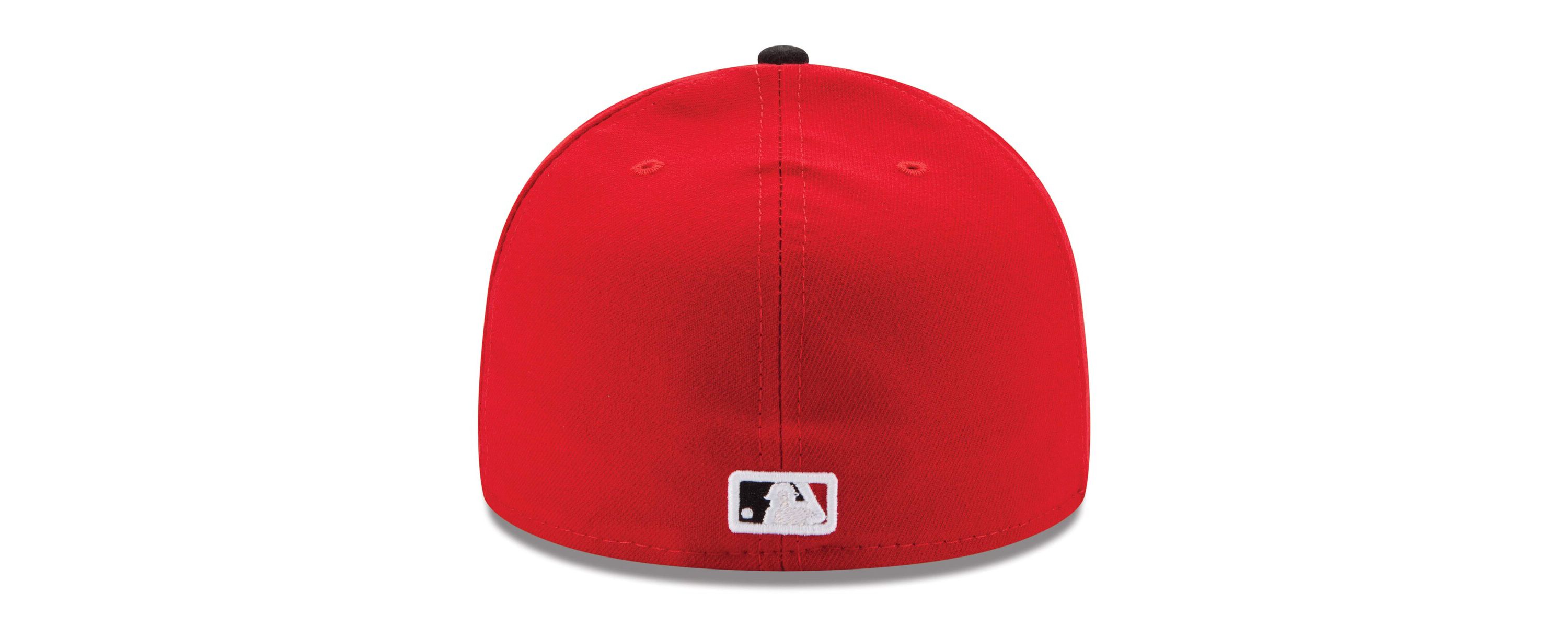 New Era MLB Red/Black Cincinnati Reds Road Authentic Collection On ...