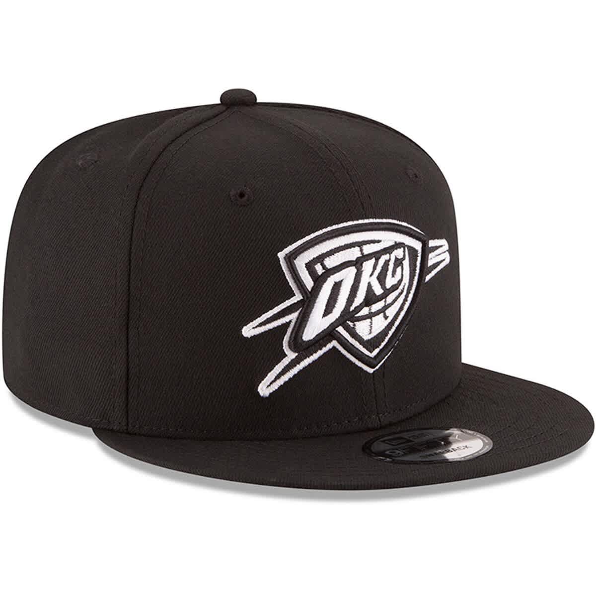 New Era NBA Oklahoma City Thunder & Logo 9FIFTY Adjustable Snapback Hat ...