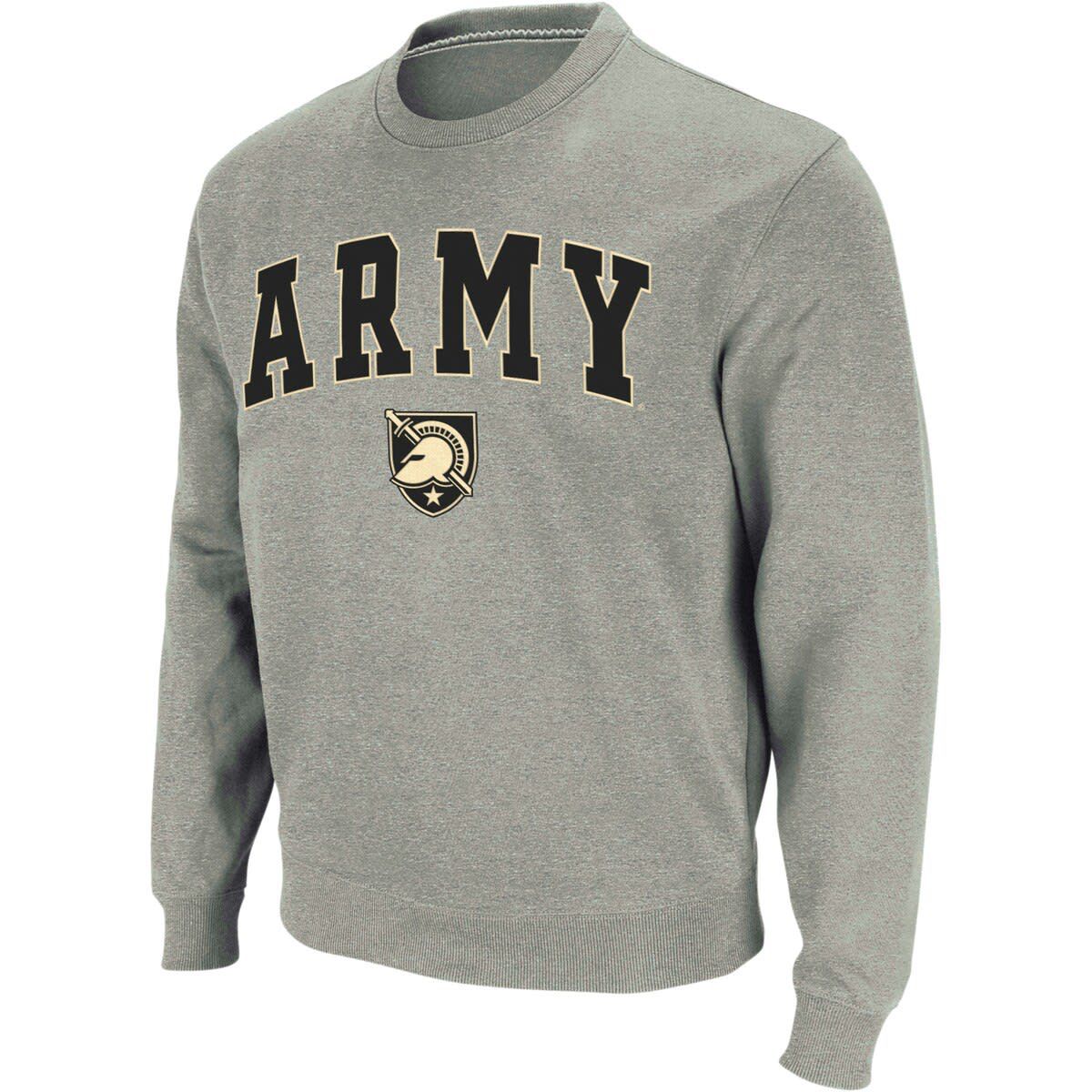 Colosseum Army Black Knights NCAA Army Knights Arch & Logo Crew Neck ...
