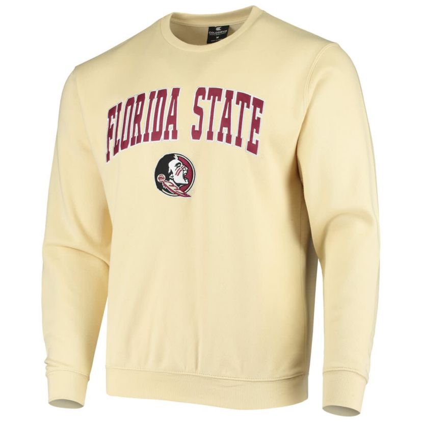 Colosseum NCAA Florida State Seminoles Arch & Logo Tackle Twill ...