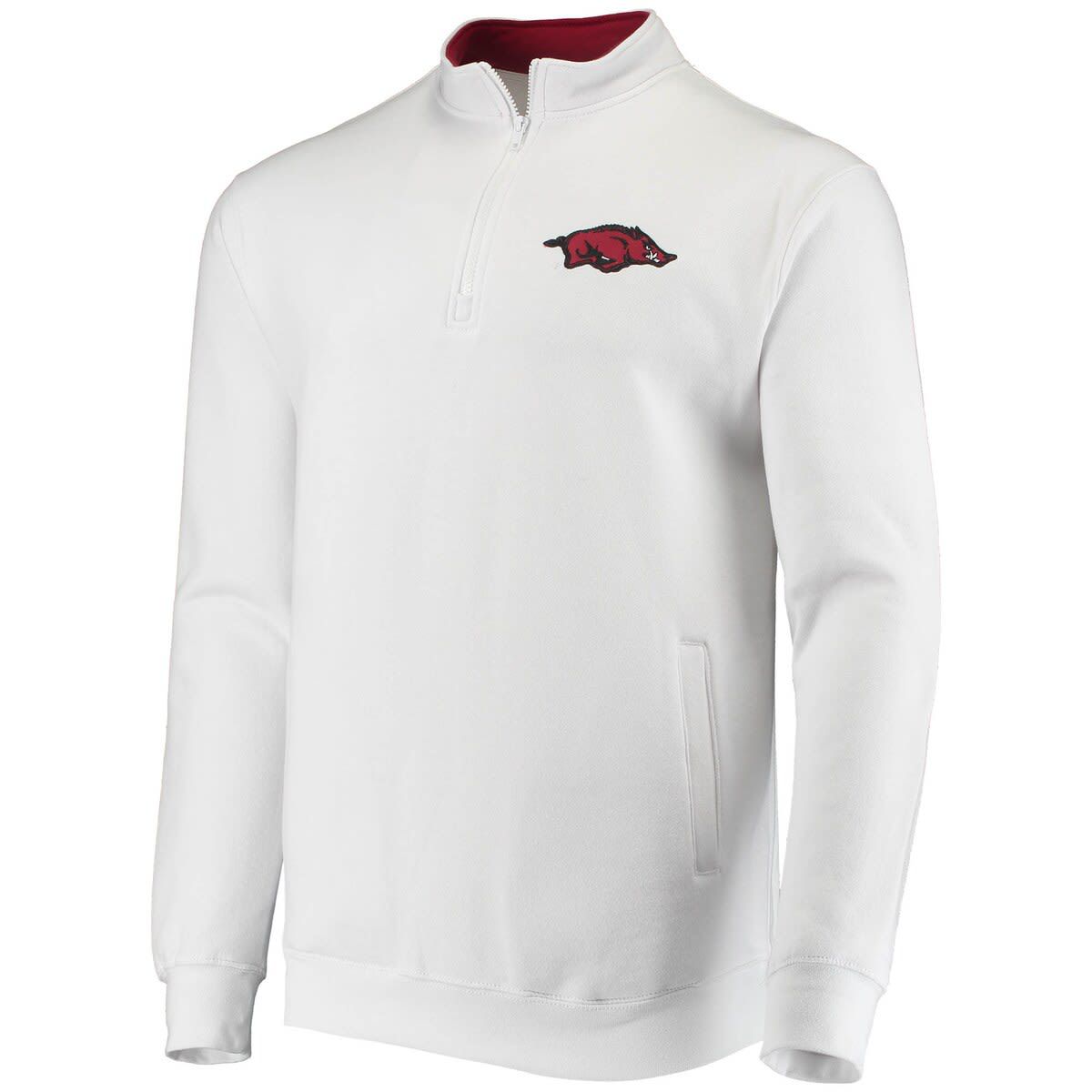 Colosseum NCAA Arkansas Razorbacks Tortugas Logo Quarter-Zip Jacket | Belk