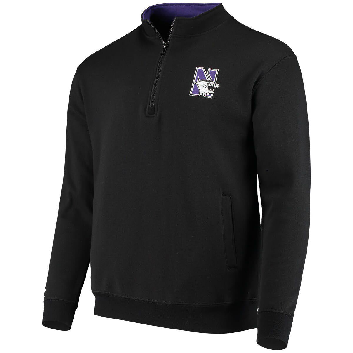 Colosseum NCAA Northwestern Wildcats Tortugas Logo Quarter-Zip Jacket ...