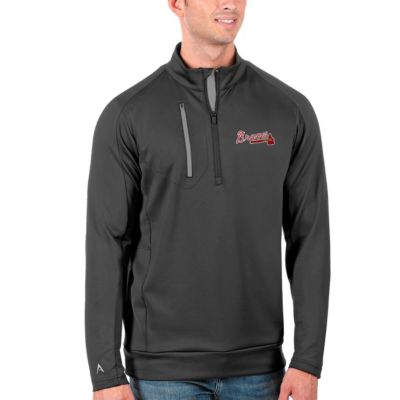 Antigua MLB Atlanta Braves Generation Quarter-Zip Pullover Jacket | belk
