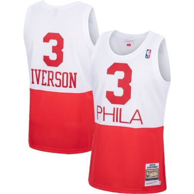 Mitchell & Ness NBA Allen Iverson Philadelphia 76ers 2003/04 Hardwood ...