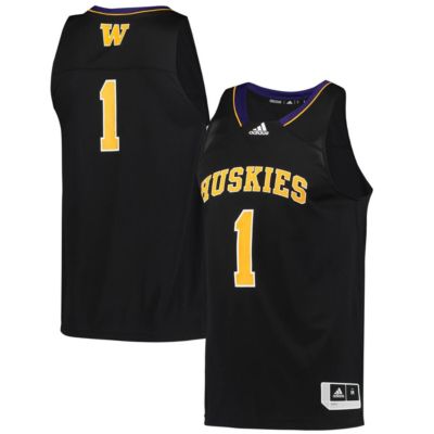 adidas NCAA #1 Washington Huskies Reverse Retro Jersey | belk