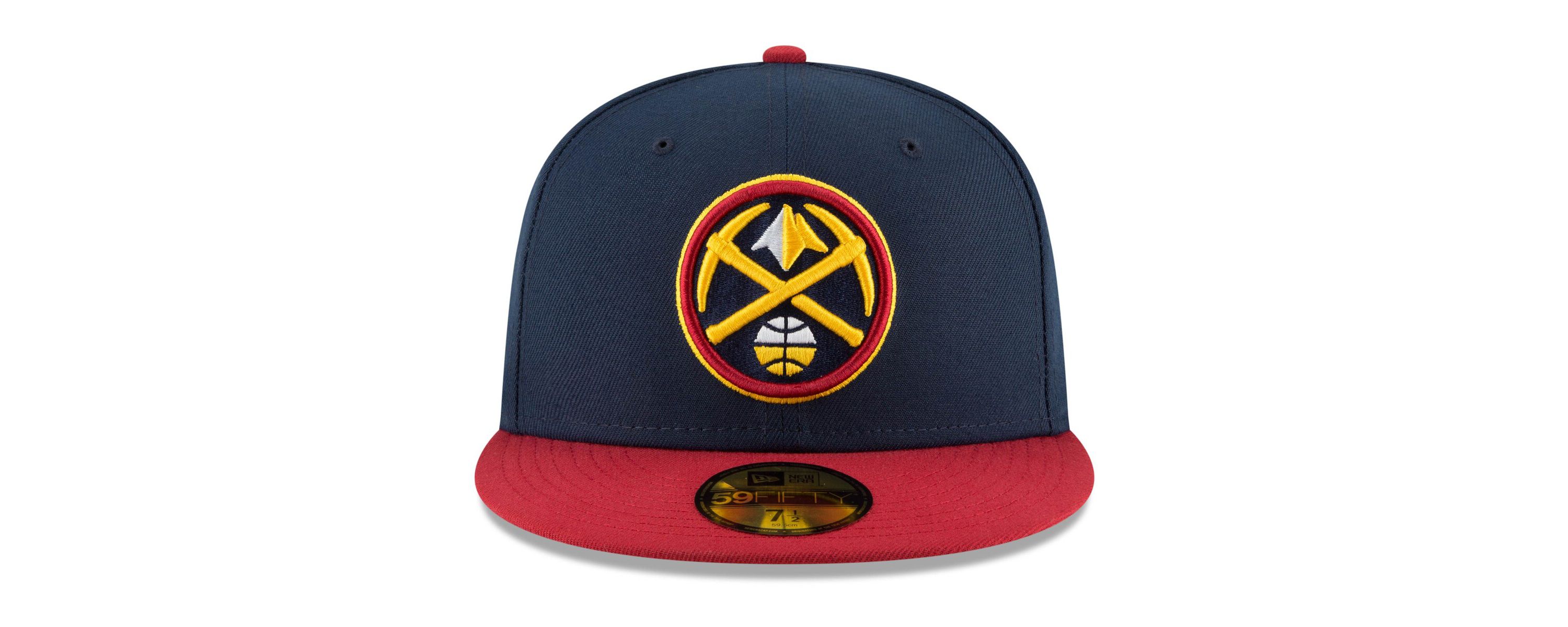 New Era NBA Navy/Red Denver Nuggets 2-Tone 59FIFTY Fitted Hat | Belk