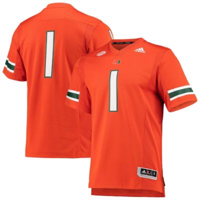 adidas Miami (FL) Hurricanes NCAA #1 Miami Hurricanes Team Premier ...
