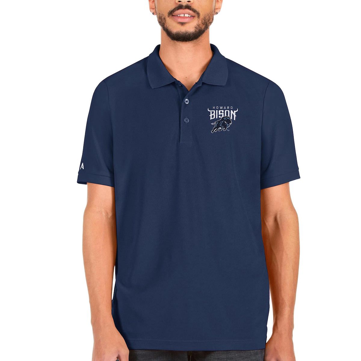 Antigua NCAA Howard Bison Legacy Pique Polo | Belk