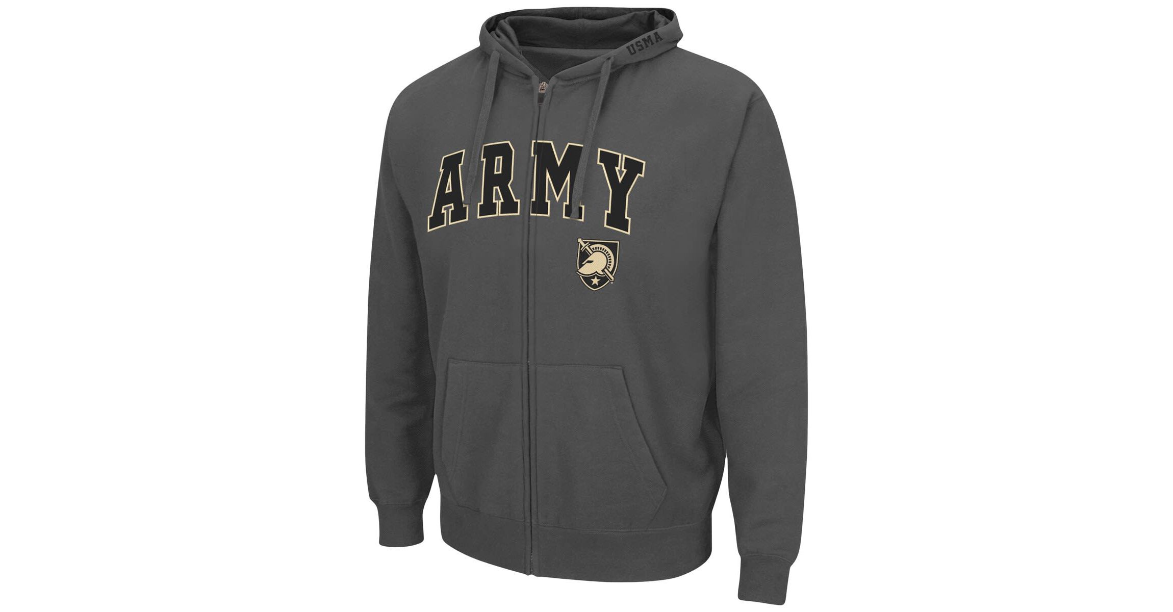 Colosseum Army Black Knights NCAA Army Knights Arch & Logo 3.0 Full-Zip ...