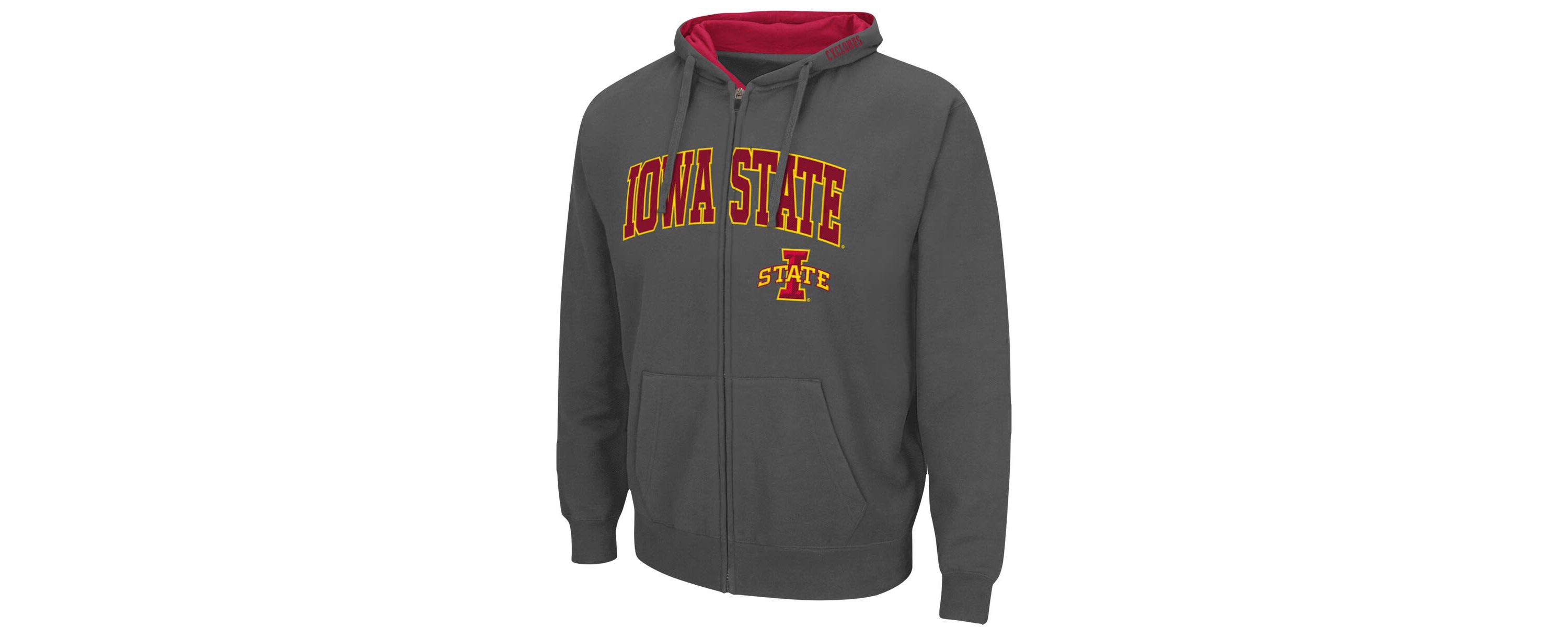 Colosseum NCAA Iowa State Cyclones Arch & Logo 3.0 Full-Zip Hoodie | Belk