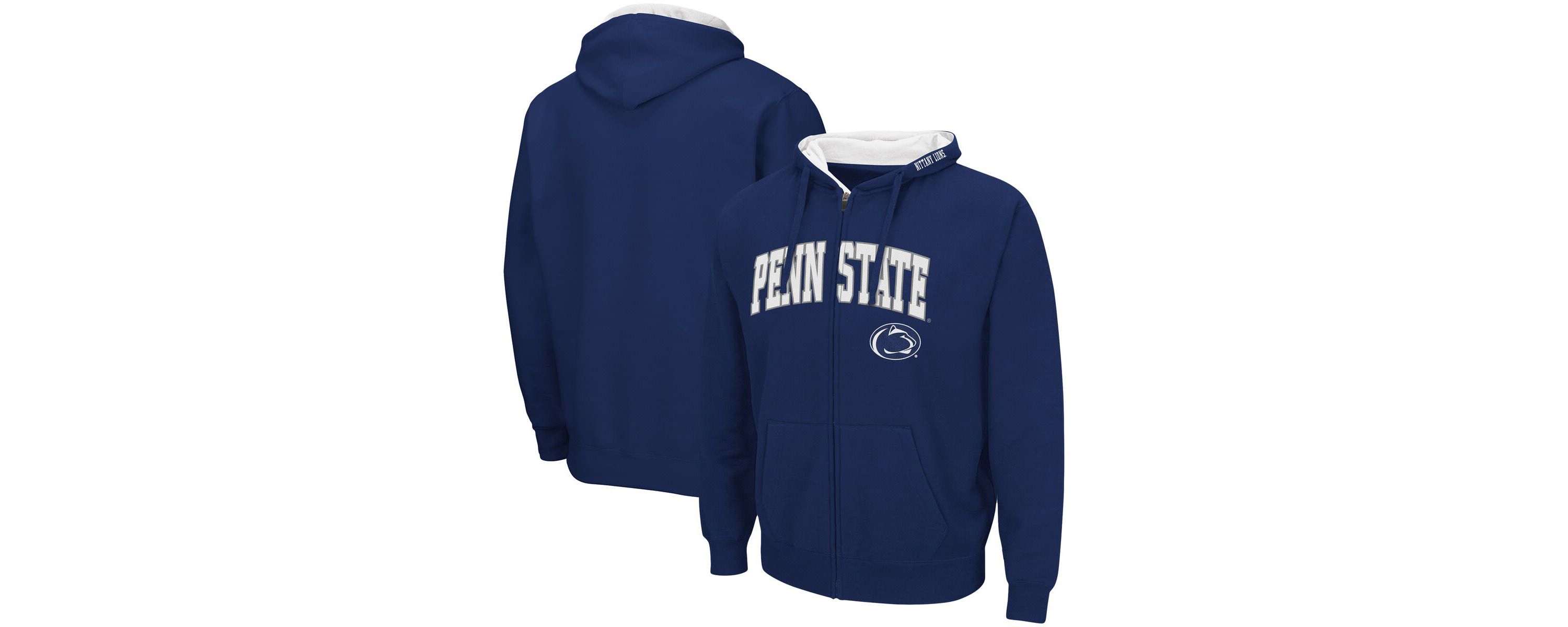 Colosseum NCAA Penn State Nittany Lions Arch & Logo 3.0 Full-Zip Hoodie ...