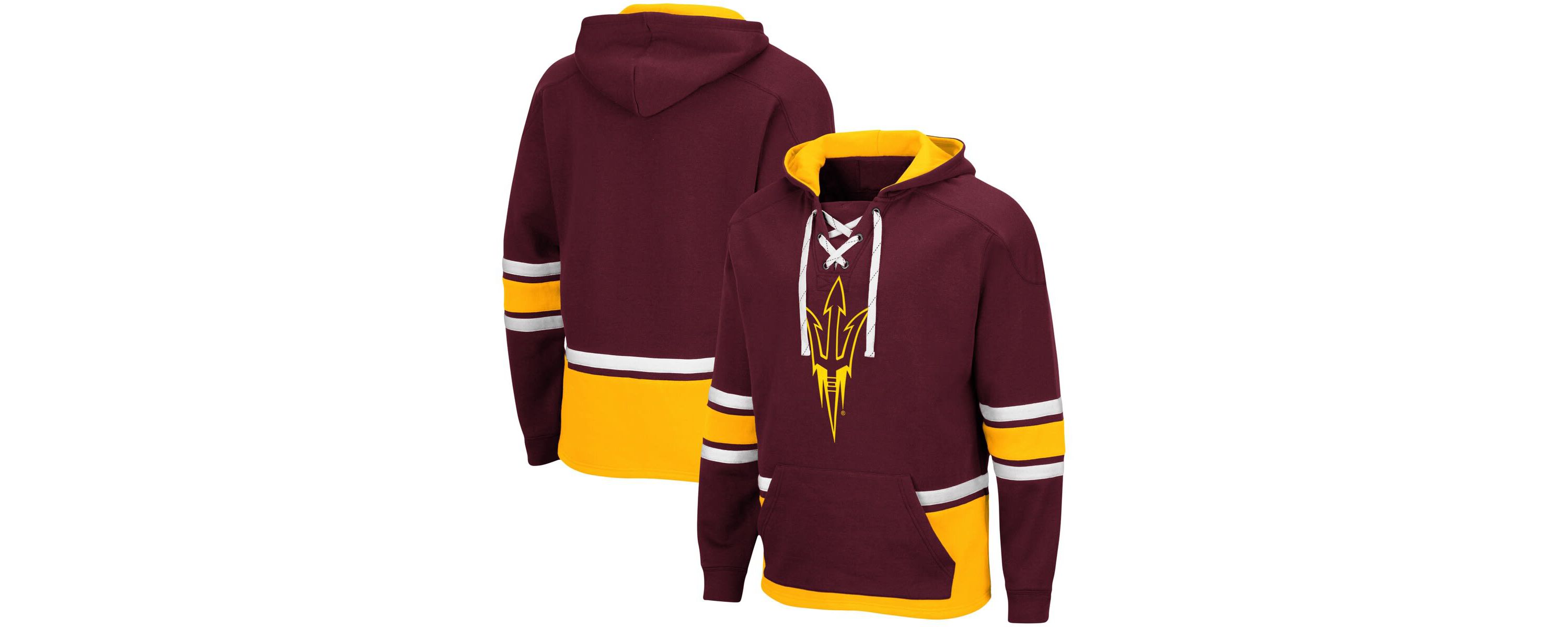 Colosseum NCAA Arizona State Sun Devils Lace Up 3.0 Pullover Hoodie | Belk
