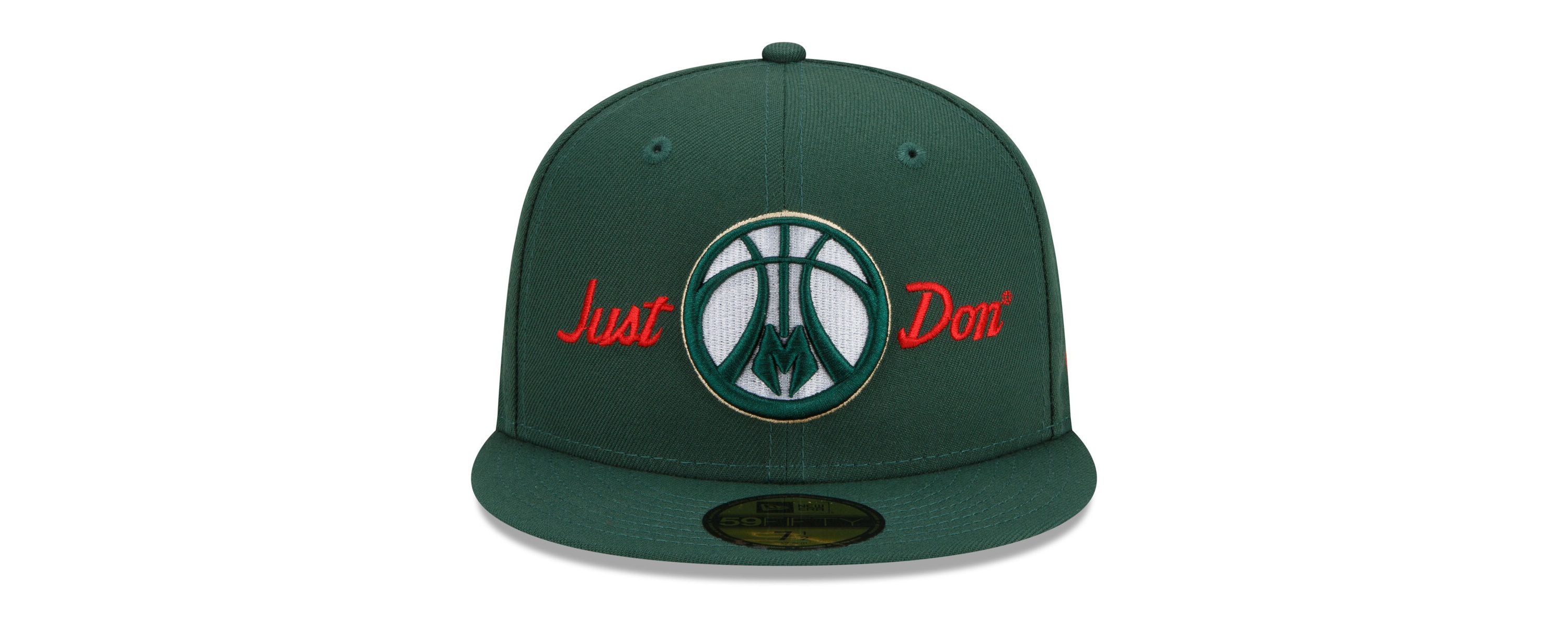 New Era NBA x Just Don Hunter Milwaukee Bucks 59FIFTY Fitted Hat | Belk