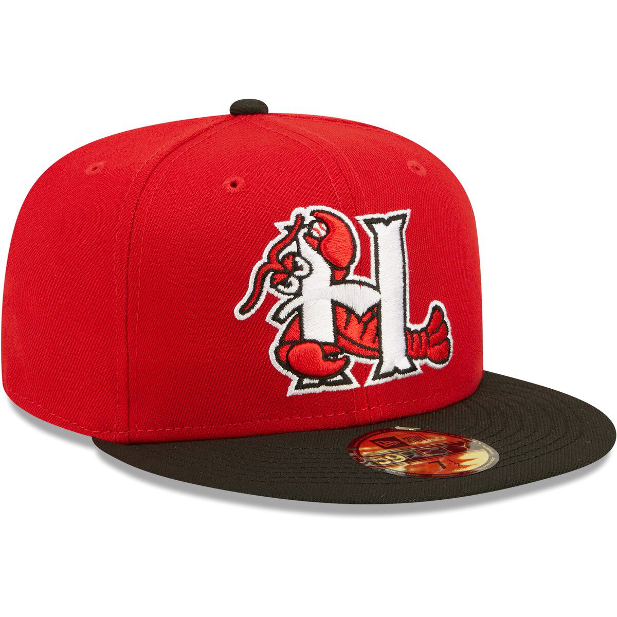 New Era MiLB Hickory Crawdads Authentic Collection Team Home 59FIFTY ...