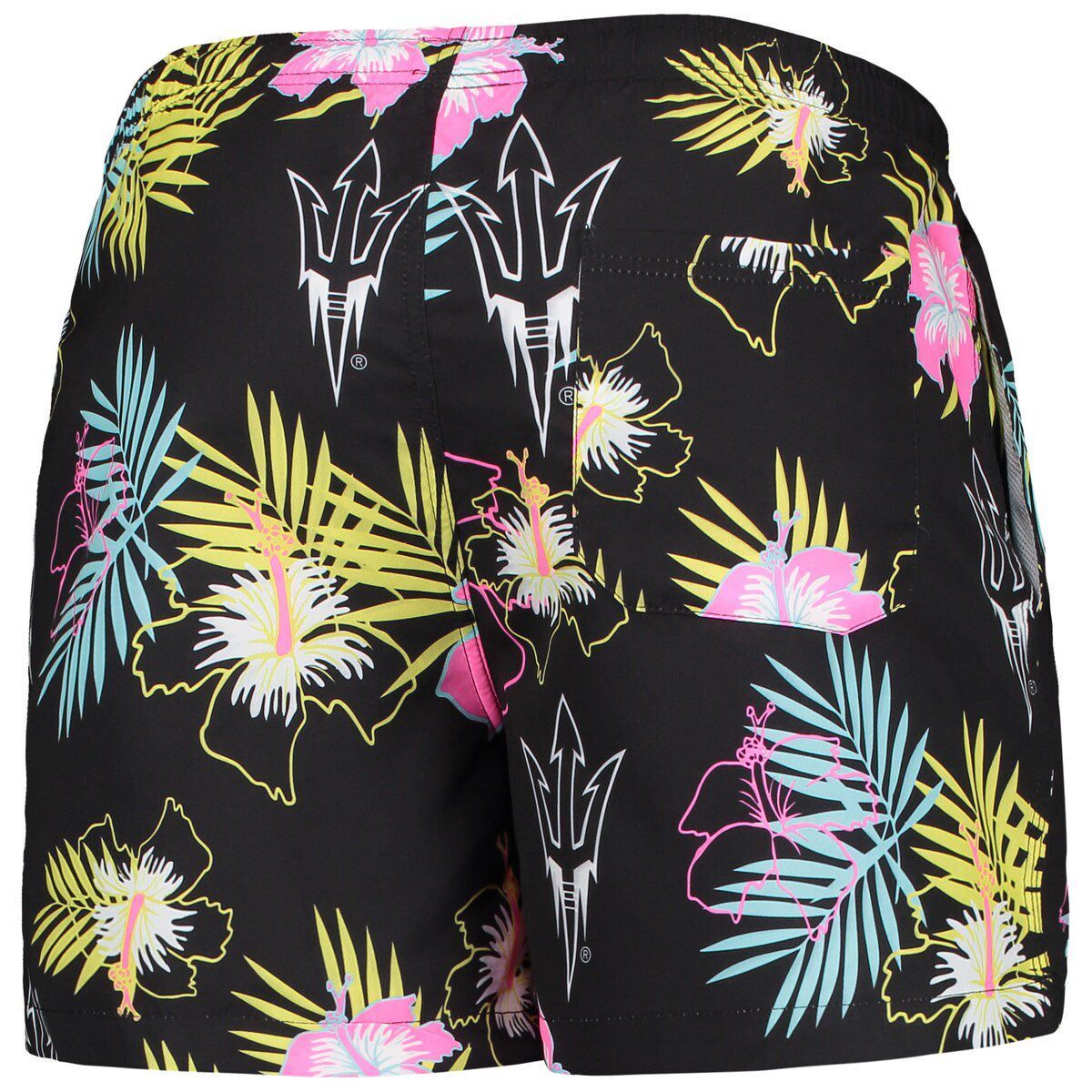 FOCO NCAA Arizona State Sun Devils Neon Floral Swim Trunks | Belk
