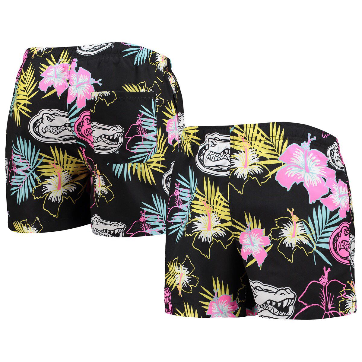 FOCO NCAA Florida Gators Neon Floral Swim Trunks | Belk