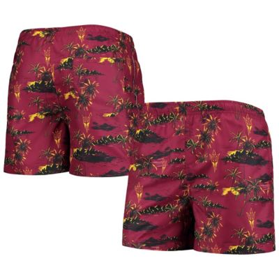 FOCO NCAA Arizona State Sun Devils Island Palm Swim Trunks | belk