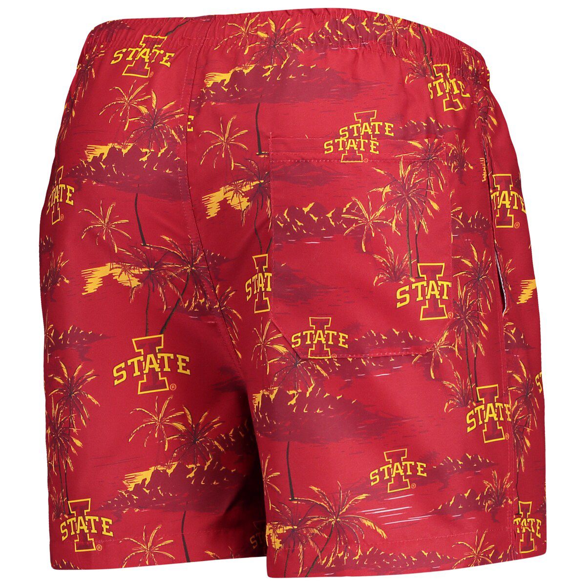 FOCO NCAA Iowa State Cyclones Island Palm Swim Trunks | Belk