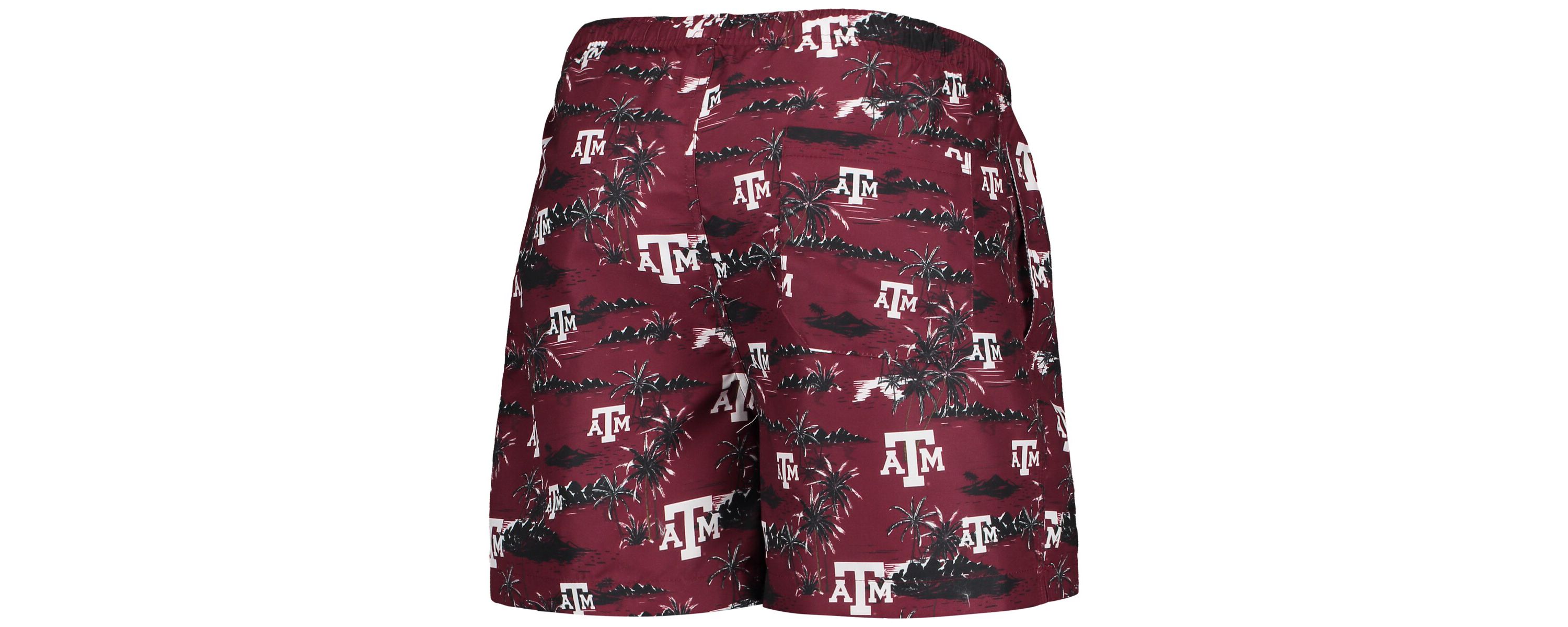 FOCO NCAA Texas A&M Aggies Island Palm Swim Trunks | Belk