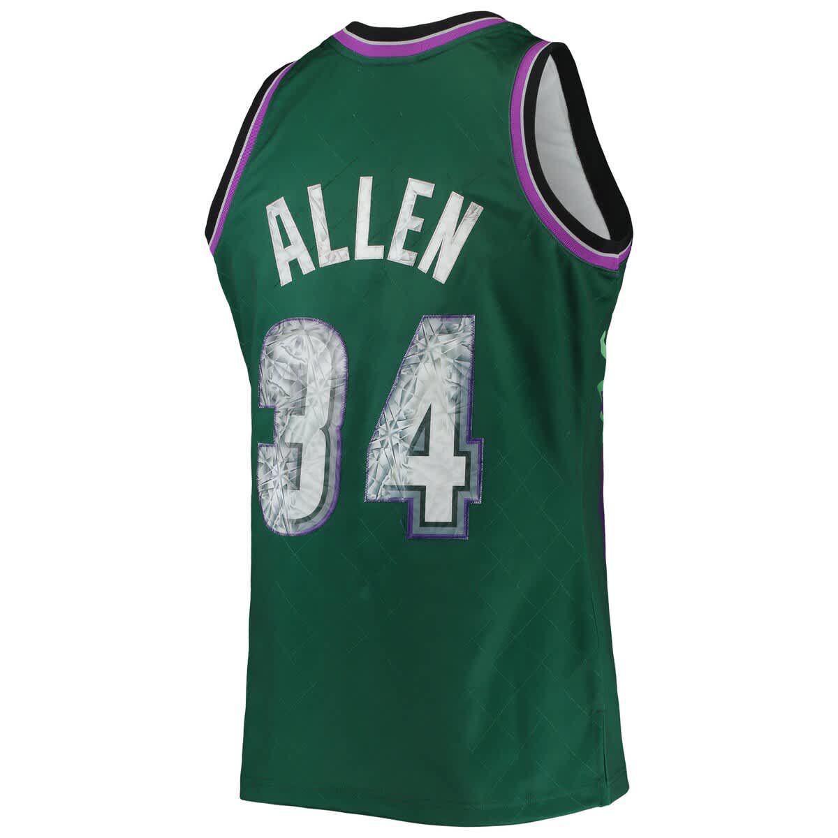 Mitchell & Ness NBA Ray Allen Milwaukee Bucks 1996/97 Hardwood Classics ...