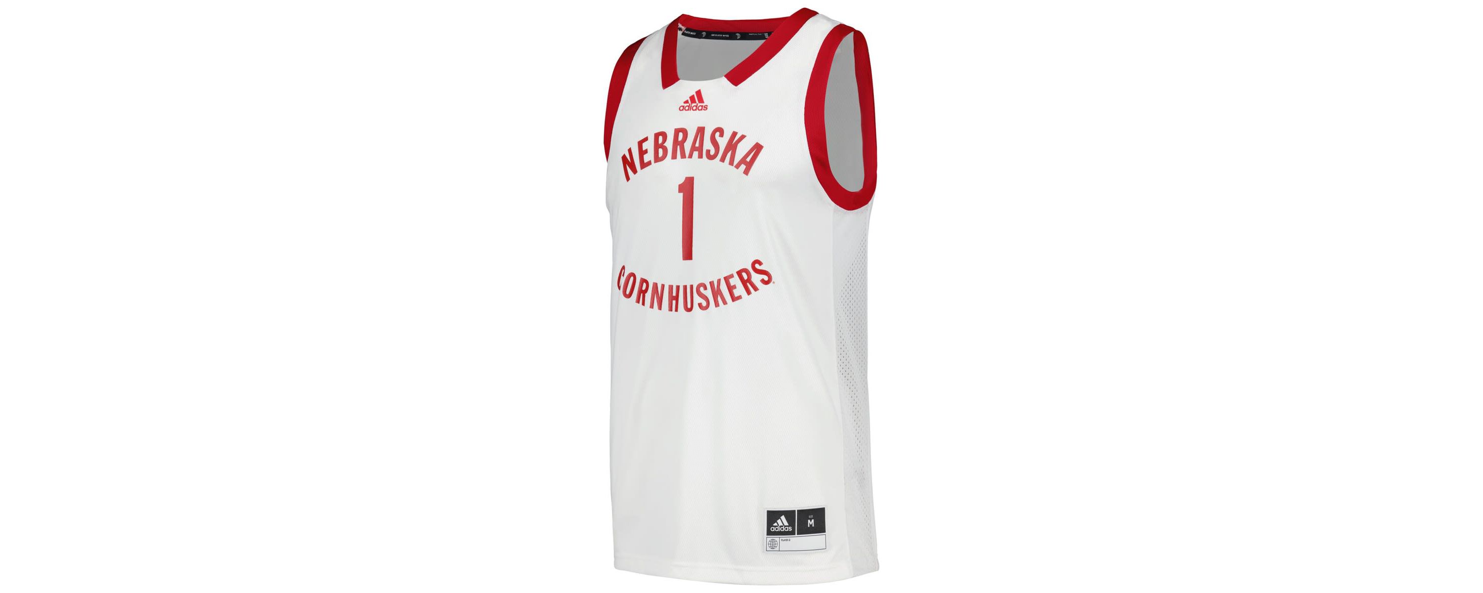 adidas NCAA #1 Nebraska Huskers Team Swingman Jersey | Belk