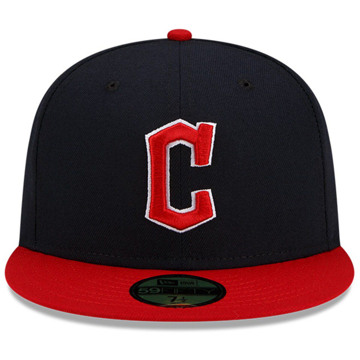 New Era MLB Navy/Red Cleveland Guardians Authentic Collection On-Field ...