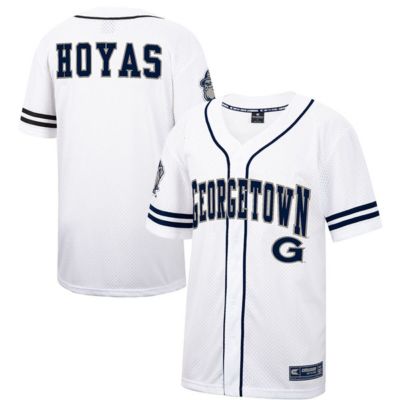 Colosseum NCAA Georgetown Hoyas Free Spirited Mesh Button-Up Baseball ...
