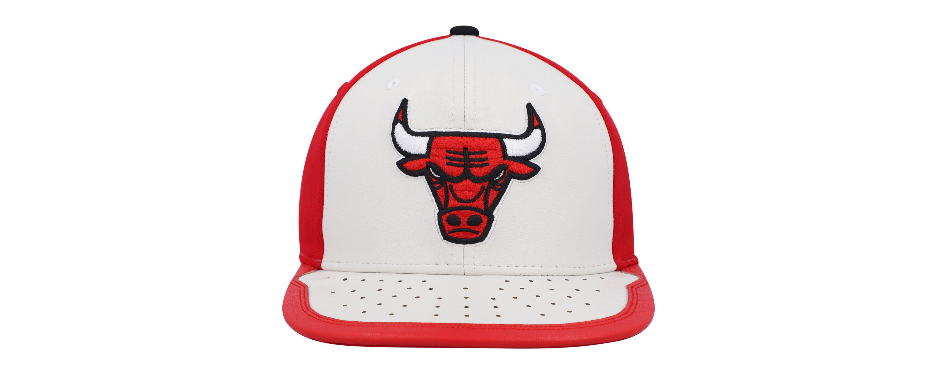Mitchell & Ness NBA White/Red Chicago Bulls Day One Snapback Hat | Belk