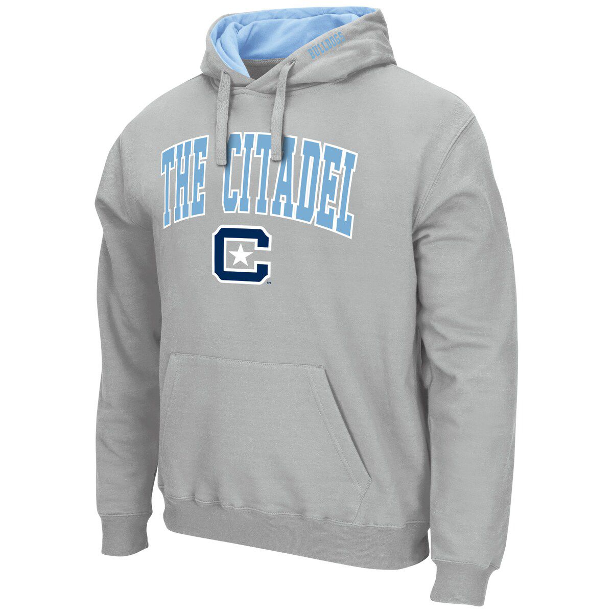 Colosseum NCAA Citadel Bulldogs Arch & Logo 3.0 Pullover Hoodie | Belk