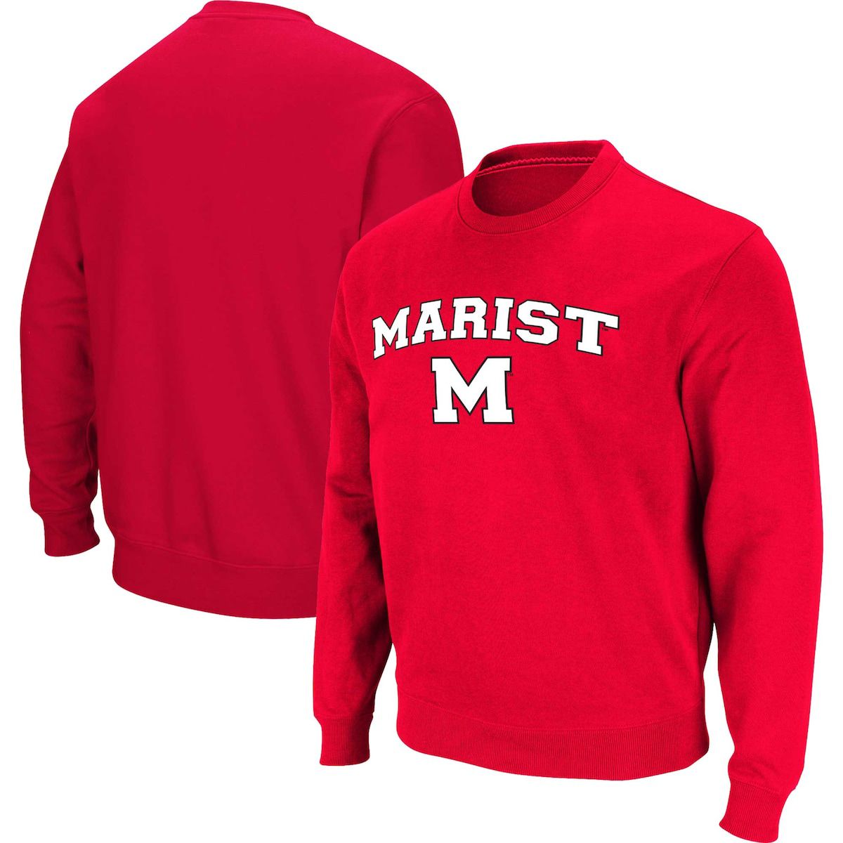 Colosseum Marist Red Foxes NCAA Marist Foxes Arch Over Logo Pullover ...