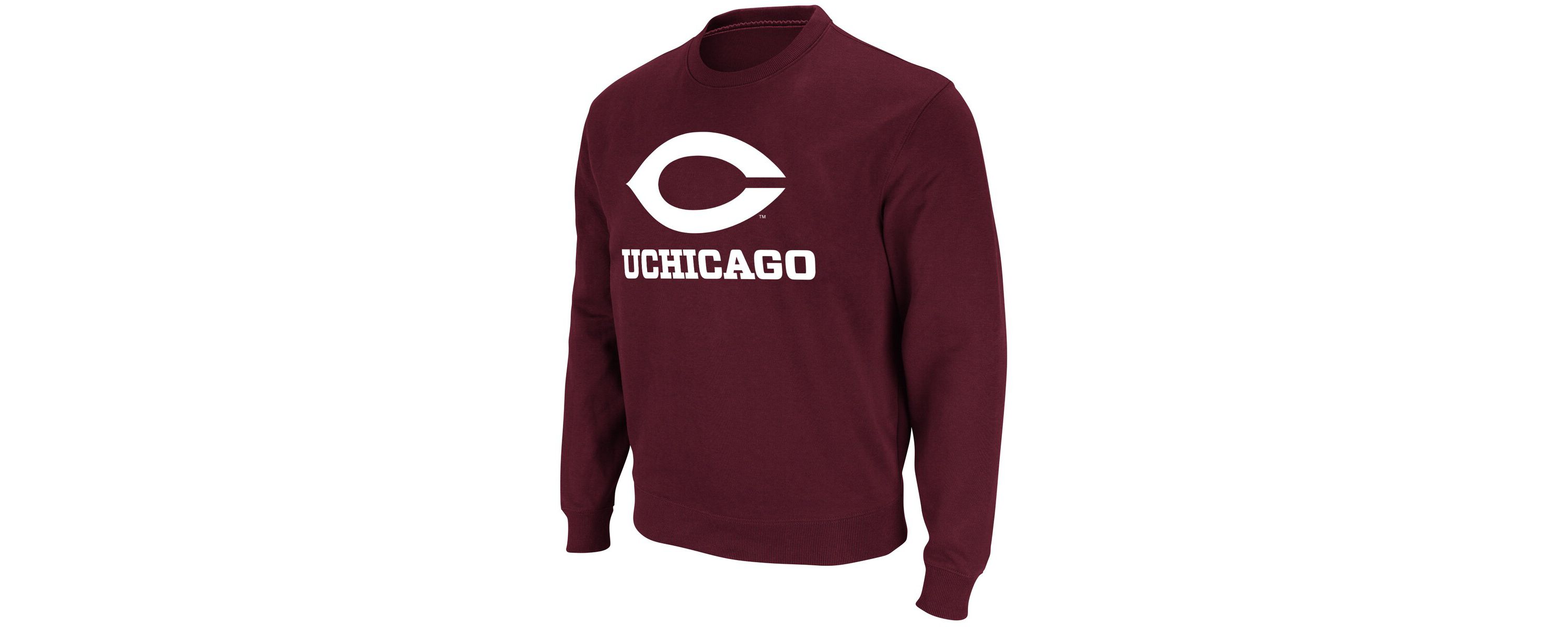 Colosseum NCAA UChicago Maroons Arch Over Logo Pullover Sweatshirt | Belk