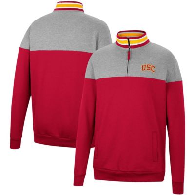 Colosseum NCAA ed USC Trojans Be the Ball Quarter-Zip Top | belk
