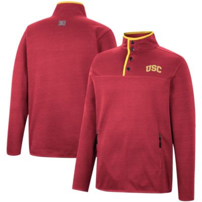 Colosseum NCAA USC Trojans Rebound Quarter-Snap Jacket | belk