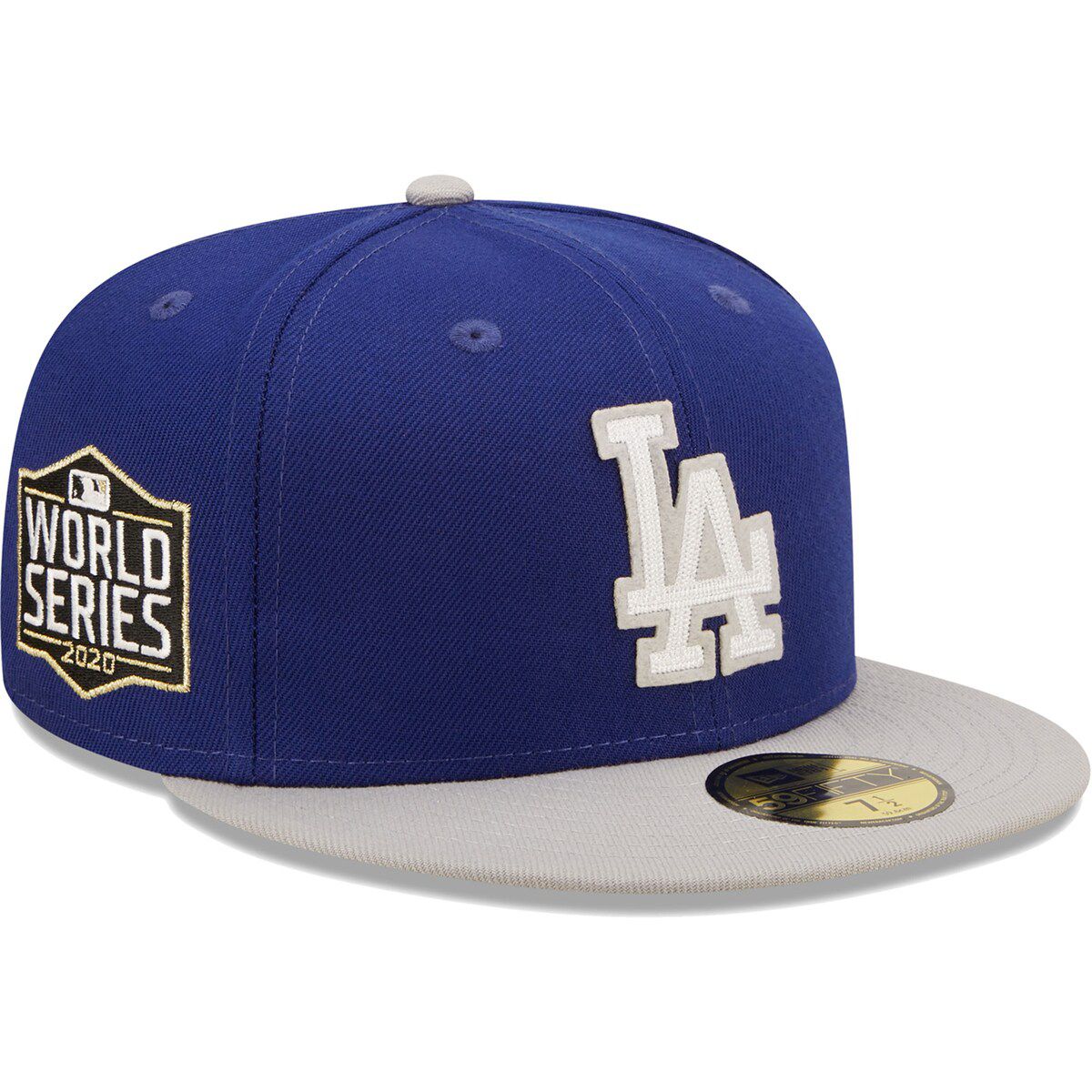 New Era MLB Royal/Gray Los Angeles Dodgers 2020 World Series s ...