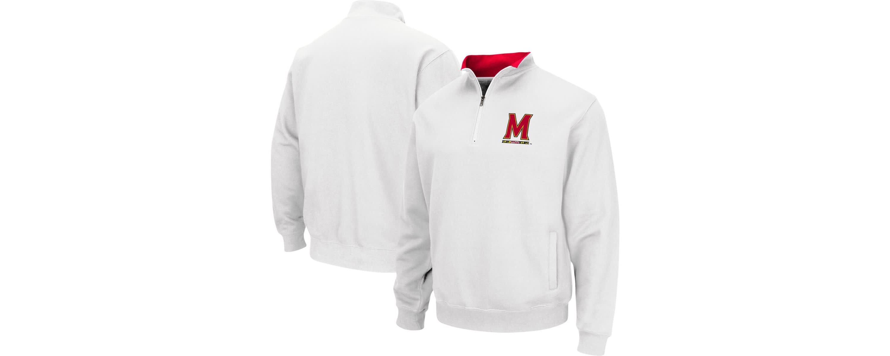Colosseum NCAA Maryland Terrapins Tortugas Quarter-Zip Sweatshirt | Belk