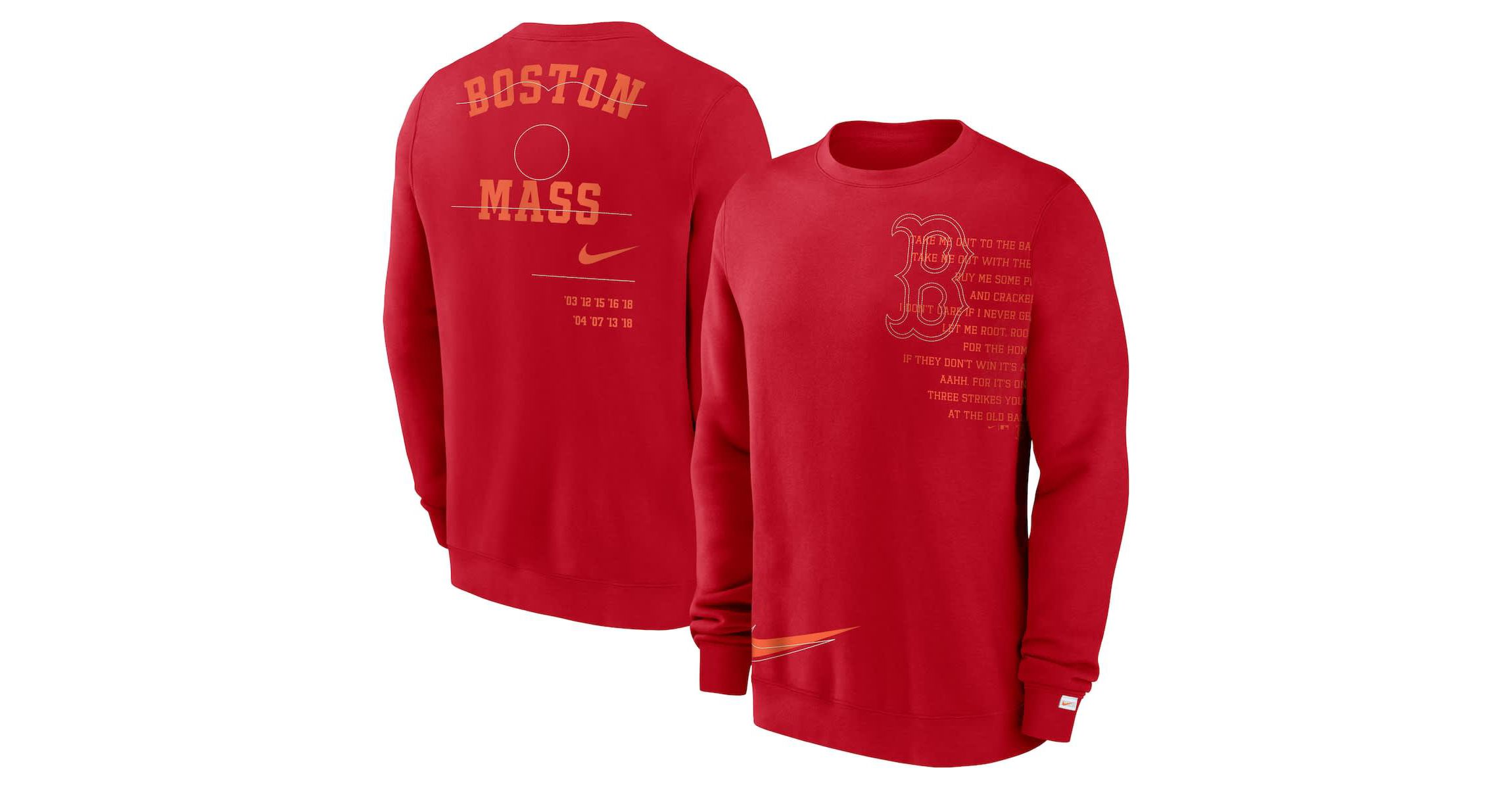 Nike® Boston Red Sox MLB Nike Boston Sox Statement Ball Game Fleece ...