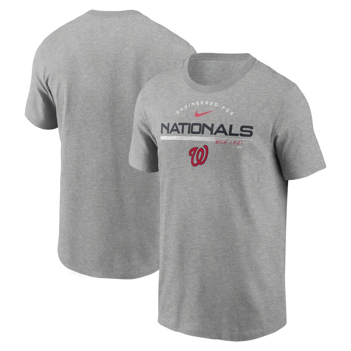 Nike® MLB Nike Washington Nationals Team Engineered Performance T-Shirt ...