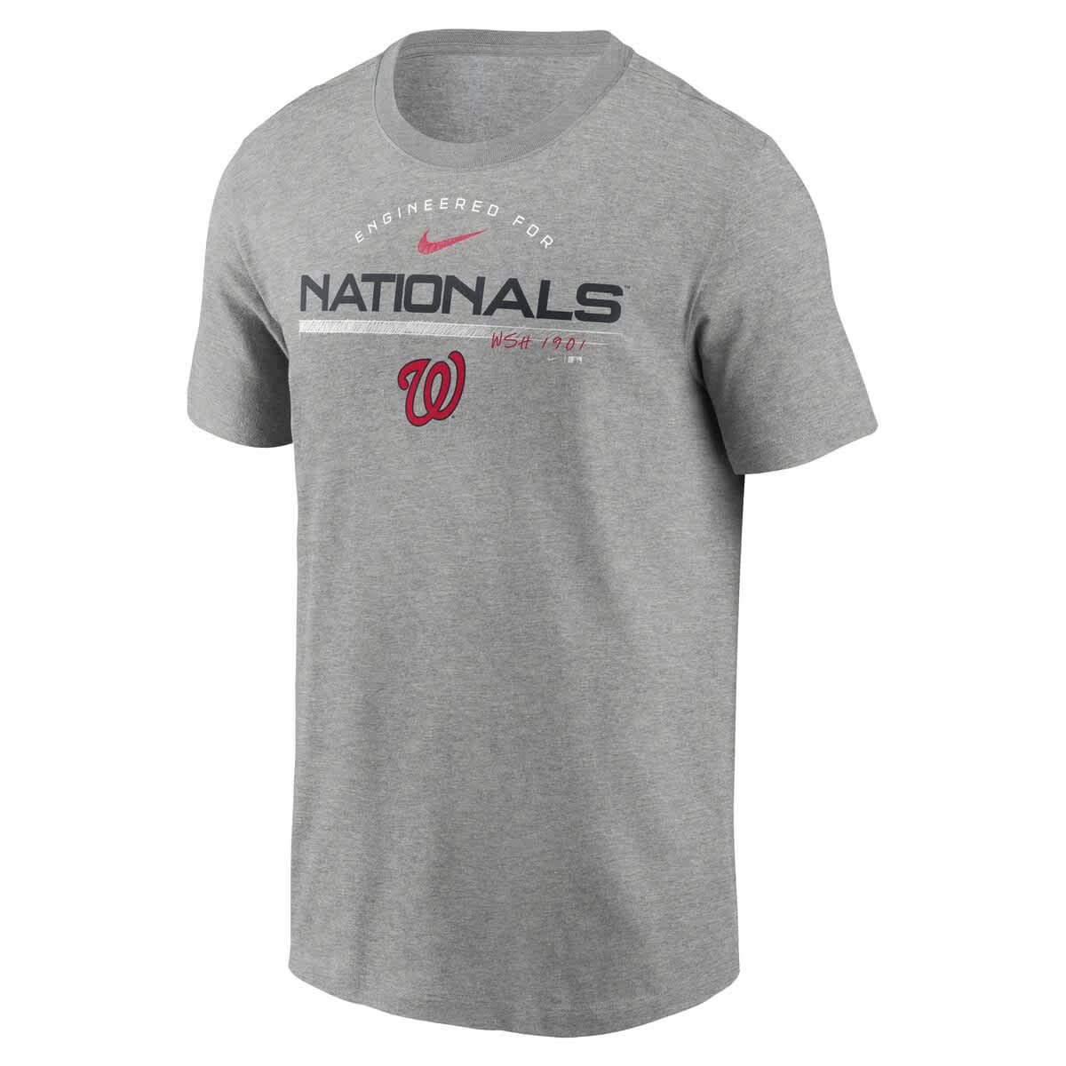 Nike® MLB Nike Washington Nationals Team Engineered Performance T-Shirt ...