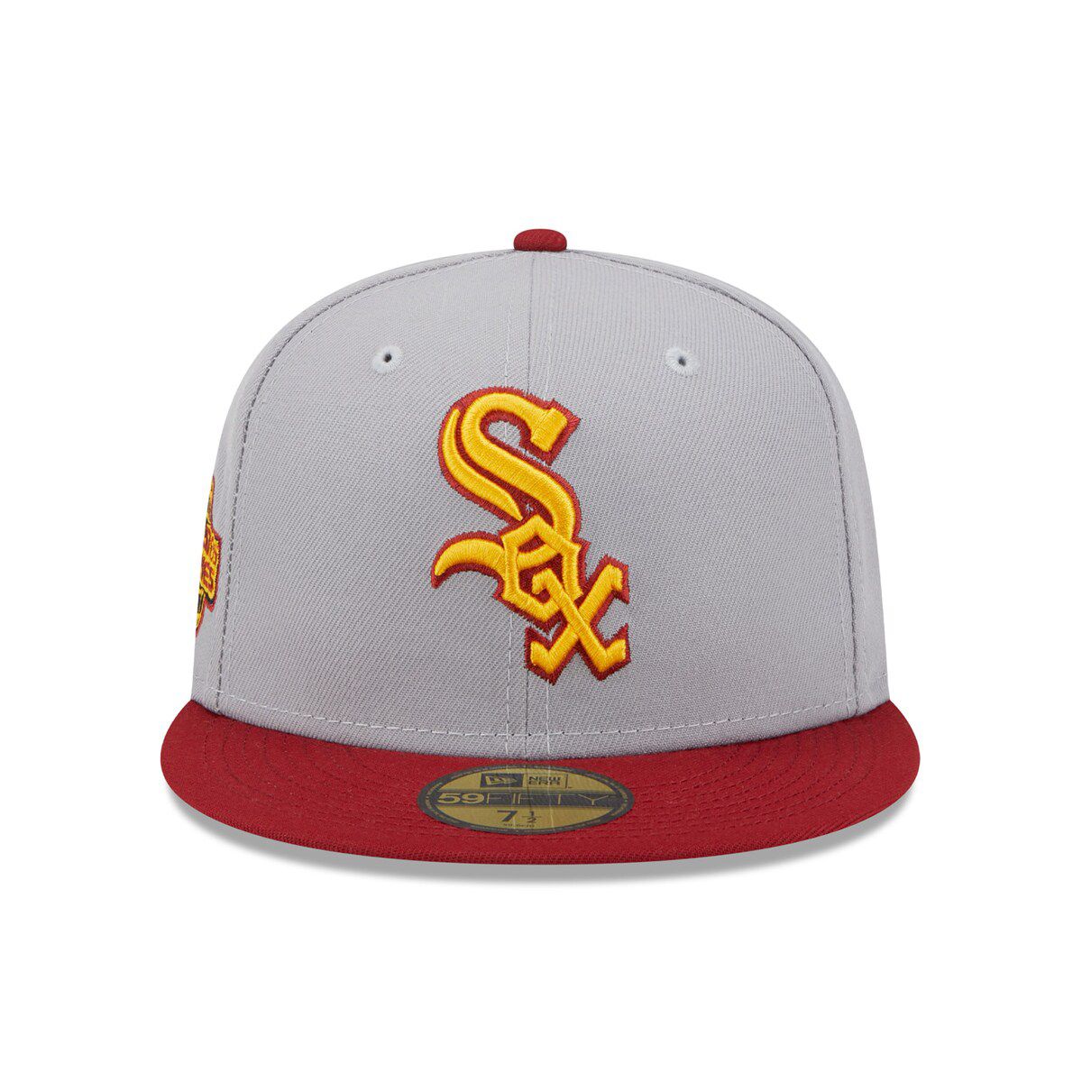 New Era Chicago White Sox MLB Gray/Red Chicago Sox Undervisor 59FIFTY ...
