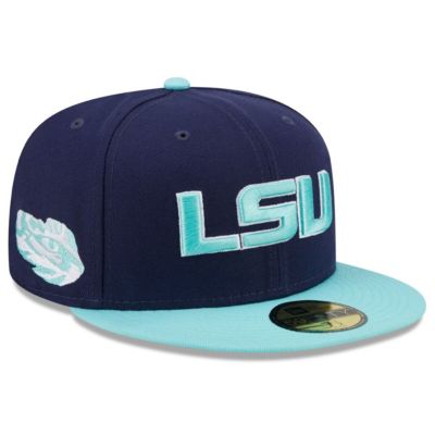 New Era NCAA Navy/Light LSU Tigers 59FIFTY Fitted Hat | belk