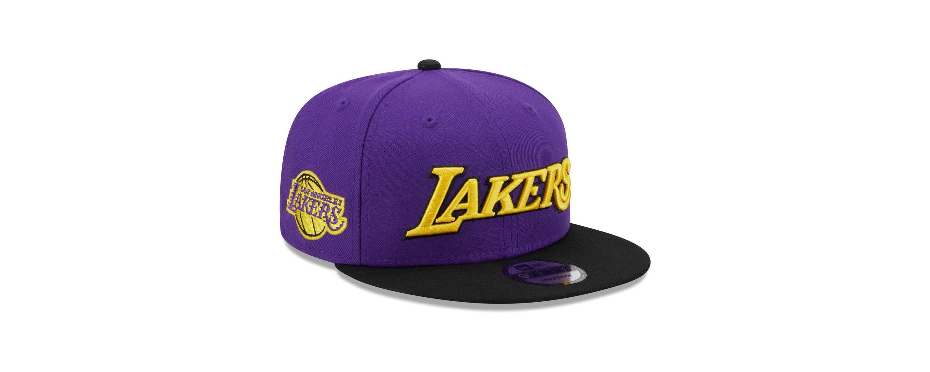 New Era NBA Purple/Black Los Angeles Lakers Jersey Hook Statement ...